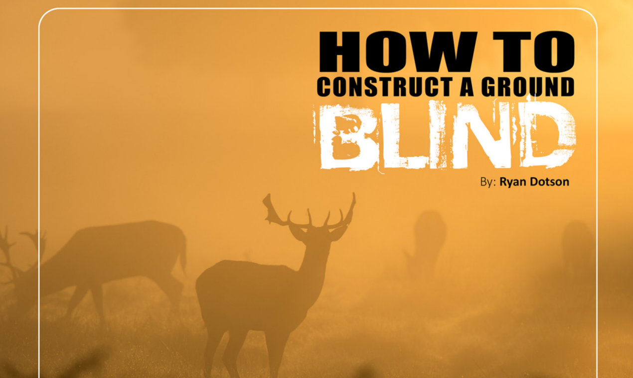 How to Build a Ground Blind - Survival Dispatch